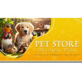 Pet Store Business Plan PowerPoint and Google Slides Template - PPT Slides