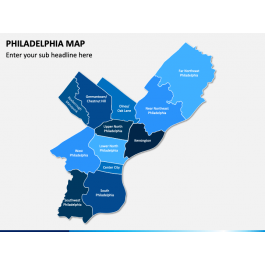 Philadelphia Map for PowerPoint and Google Slides - PPT Slides