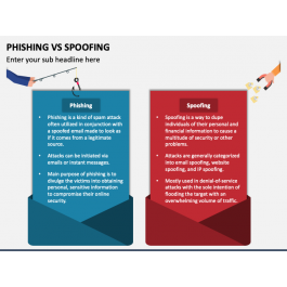 Phishing Vs Spoofing PowerPoint and Google Slides Template - PPT Slides