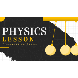 Free - Physics Lesson Theme for PowerPoint and Google Slides - PPT Slides