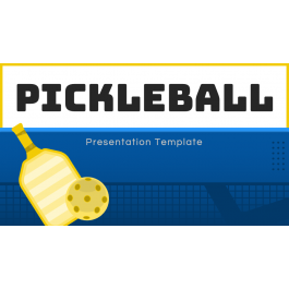 Free - Pickleball Theme for PowerPoint and Google Slides - PPT Slides