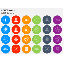 Police Icons for PowerPoint and Google Slides - PPT Slides