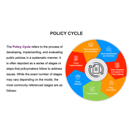 Policy Cycle PowerPoint and Google Slides Template - PPT Slides