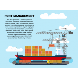 Port Management PowerPoint and Google Slides Template - PPT Slides