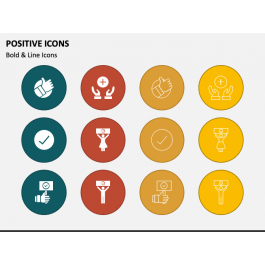 Positive Icons for PowerPoint and Google Slides - PPT Slides