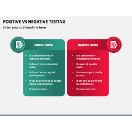 Positive Vs Negative Testing PowerPoint and Google Slides Template ...