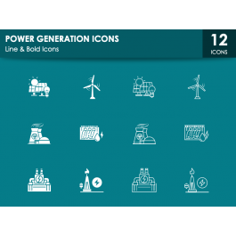 Power Generation Icons for PowerPoint and Google Slides - PPT Slides