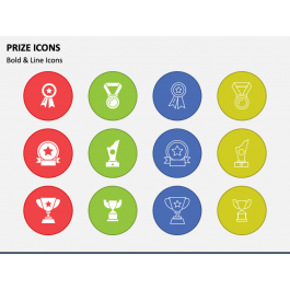 Prize Icons for PowerPoint and Google Slides - PPT Slides
