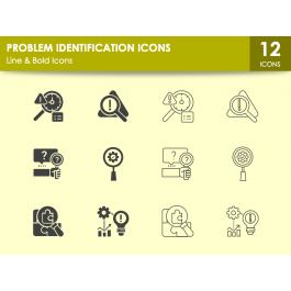 Problem Identification Icons for PowerPoint and Google Slides - PPT Slides