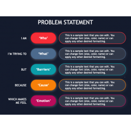 Animated Problem Statement PowerPoint Template and Google Slides Theme