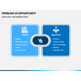 Problem Vs Opportunity PowerPoint and Google Slides Template - PPT Slides