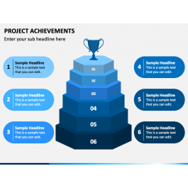 Project Achievements PowerPoint and Google Slides Template - PPT Slides