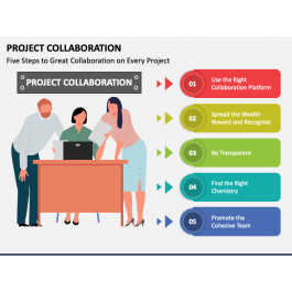 Project Collaboration PowerPoint and Google Slides Template - PPT Slides