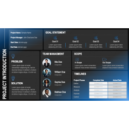 Project Introduction PowerPoint and Google Slides Template - PPT Slides