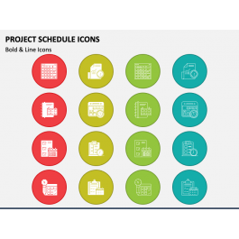 Project Schedule Icons for PowerPoint and Google Slides - PPT Slides