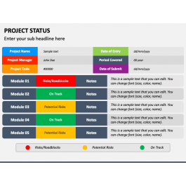 Free - Project Status PowerPoint Template and Google Slides