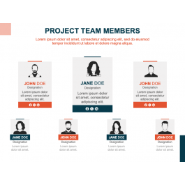Project Team Members PowerPoint and Google Slides Template - PPT Slides