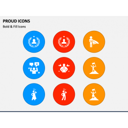Proud Icons for PowerPoint and Google Slides - PPT Slides