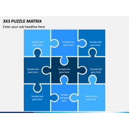 PowerPoint 3x3 Puzzle Matrix