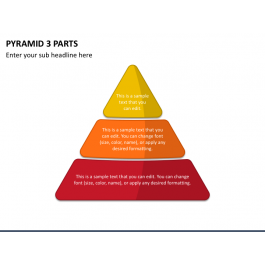 Pyramid 3 Parts PowerPoint Template - PPT Slides