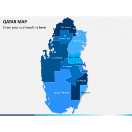 Qatar Map for PowerPoint and Google Slides - PPT Slides