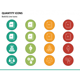 Quantity Icons for PowerPoint and Google Slides - PPT Slides