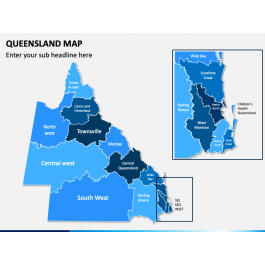 Queensland Map for PowerPoint and Google Slides - PPT Slides