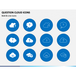 Question Cloud Icons for PowerPoint and Google Slides - PPT Slides