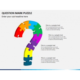 Question Mark Puzzle PowerPoint and Google Slides Template - PPT Slides
