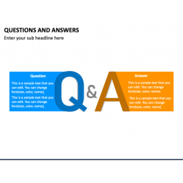 Questions and Answers PowerPoint and Google Slides Template - PPT Slides