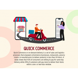 Quick Commerce PowerPoint and Google Slides Template - PPT Slides