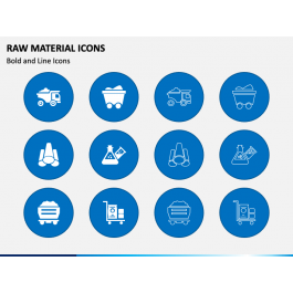 Raw Material Icons for PowerPoint and Google Slides - PPT Slides