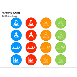 Reading Icons for PowerPoint and Google Slides - PPT Slides