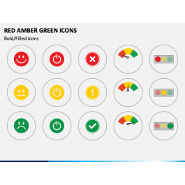 green yellow red circle