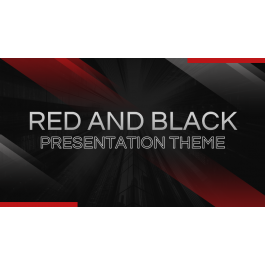 Red And Black Backgrounds For Powerpoint Black And Red Color Contrast