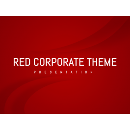 Red Corporate Theme for PowerPoint and Google Slides - PPT Slides