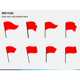 Red Flag for PowerPoint and Google Slides - PPT Slides