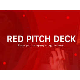 Red Pitch Deck for PowerPoint and Google Slides - PPT Slides