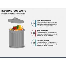 Reducing Food Waste PowerPoint and Google Slides Template - PPT Slides