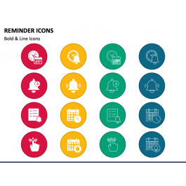 Reminder Icons for PowerPoint and Google Slides - PPT Slides