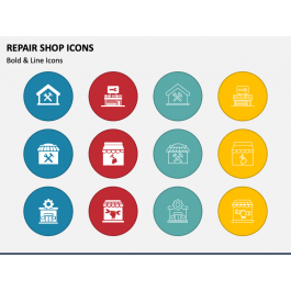 Repair Shop Icons for PowerPoint and Google Slides - PPT Slides
