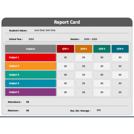 Report Card for PowerPoint and Google Slides - PPT Slides