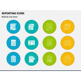 Reporting Icons for PowerPoint and Google Slides - PPT Slides