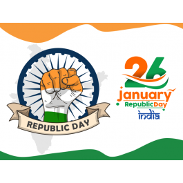 Free Republic Day of India PowerPoint Template and Google Slides Theme