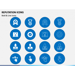 Reputation Icons for PowerPoint and Google Slides - PPT Slides