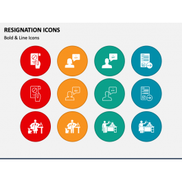 Resignation Icons for PowerPoint and Google Slides - PPT Slides