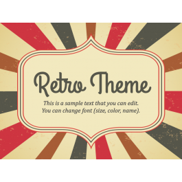 Free - Retro Presentation Theme for PowerPoint and Google Slides