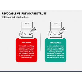 Revocable Vs Irrevocable Trust PowerPoint and Google Slides Template - PPT Slides