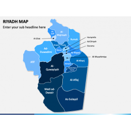 Riyadh Map for PowerPoint and Google Slides - PPT Slides