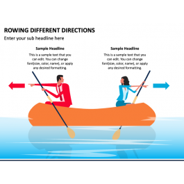 Rowing Different Directions for PowerPoint and Google Slides - PPT Slides